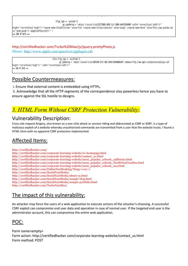 Penetration Testing Report | PDF