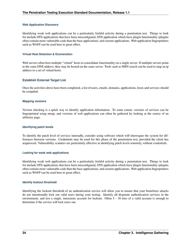 Pentest standard | PDF