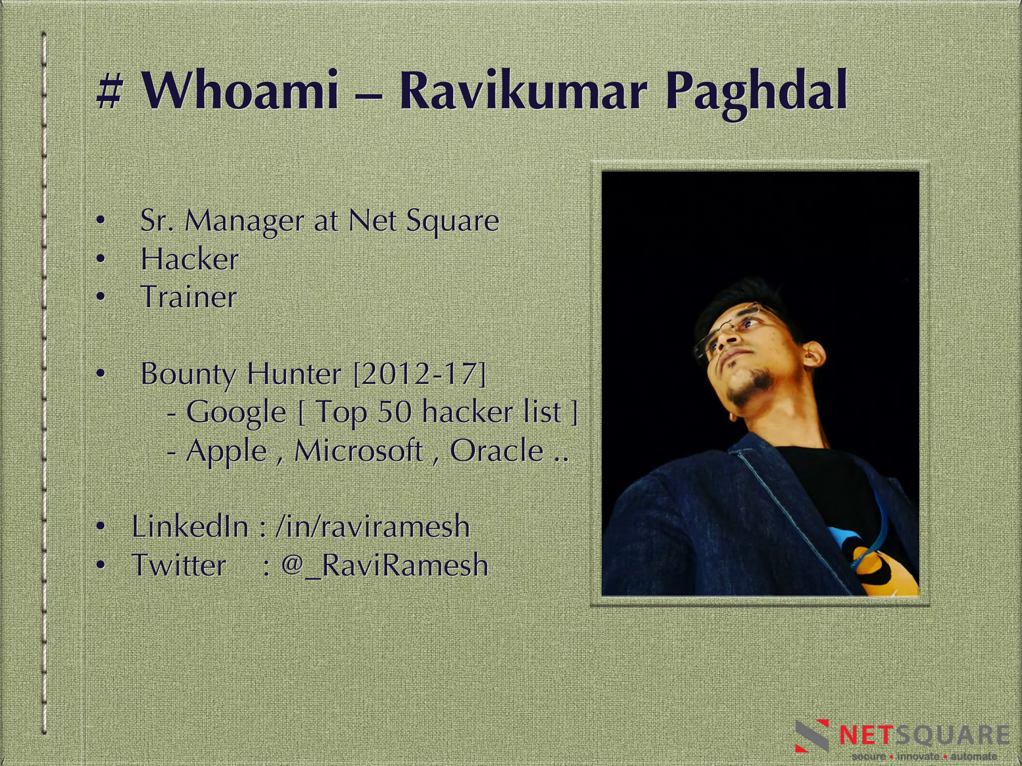 Pentester's Mindset! - Ravikumar Paghdal | PDF