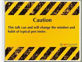 Pentester's Mindset! - Ravikumar Paghdal | PDF