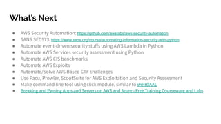 Penetration Testing AWS | PDF