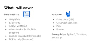 Penetration Testing AWS | PPT