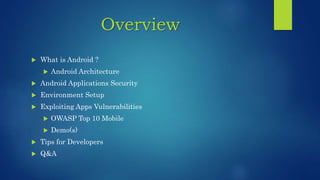 Pentesting Android Apps | PPT