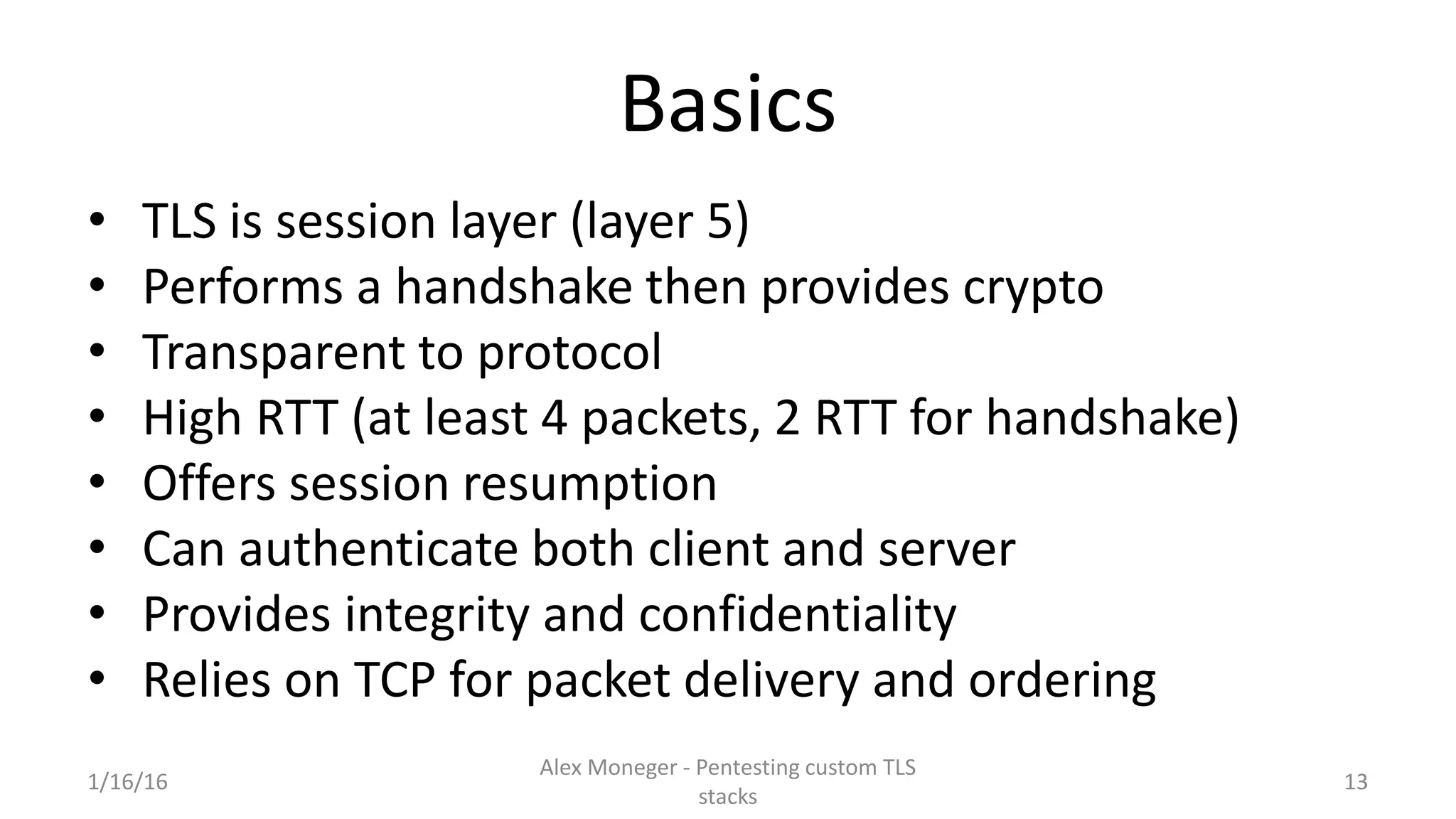 Pentesting custom TLS stacks | PPTX