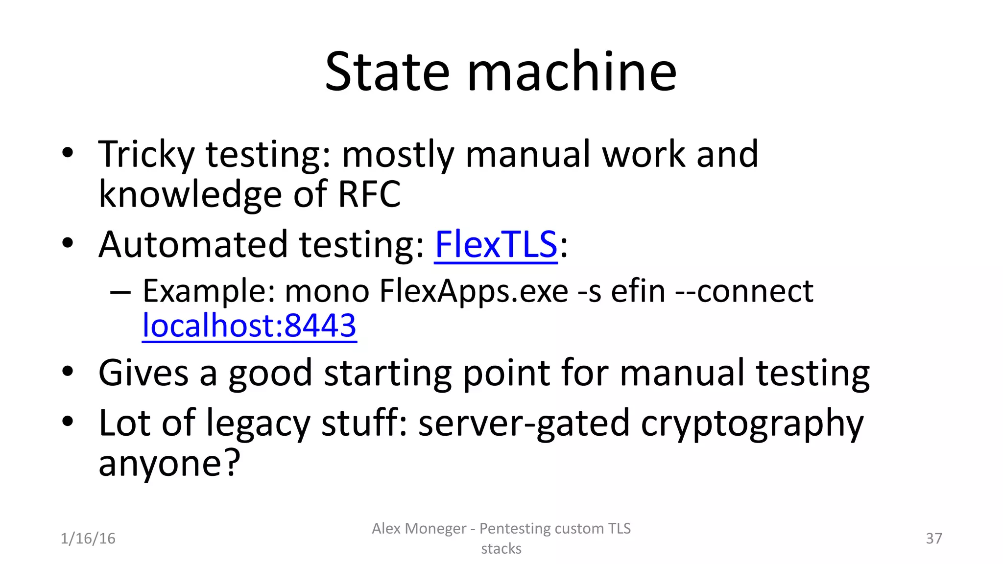 Pentesting custom TLS stacks | PPTX