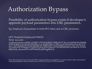 Pentesting jwt | PPT