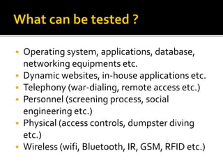 Pentesting with linux | PPT