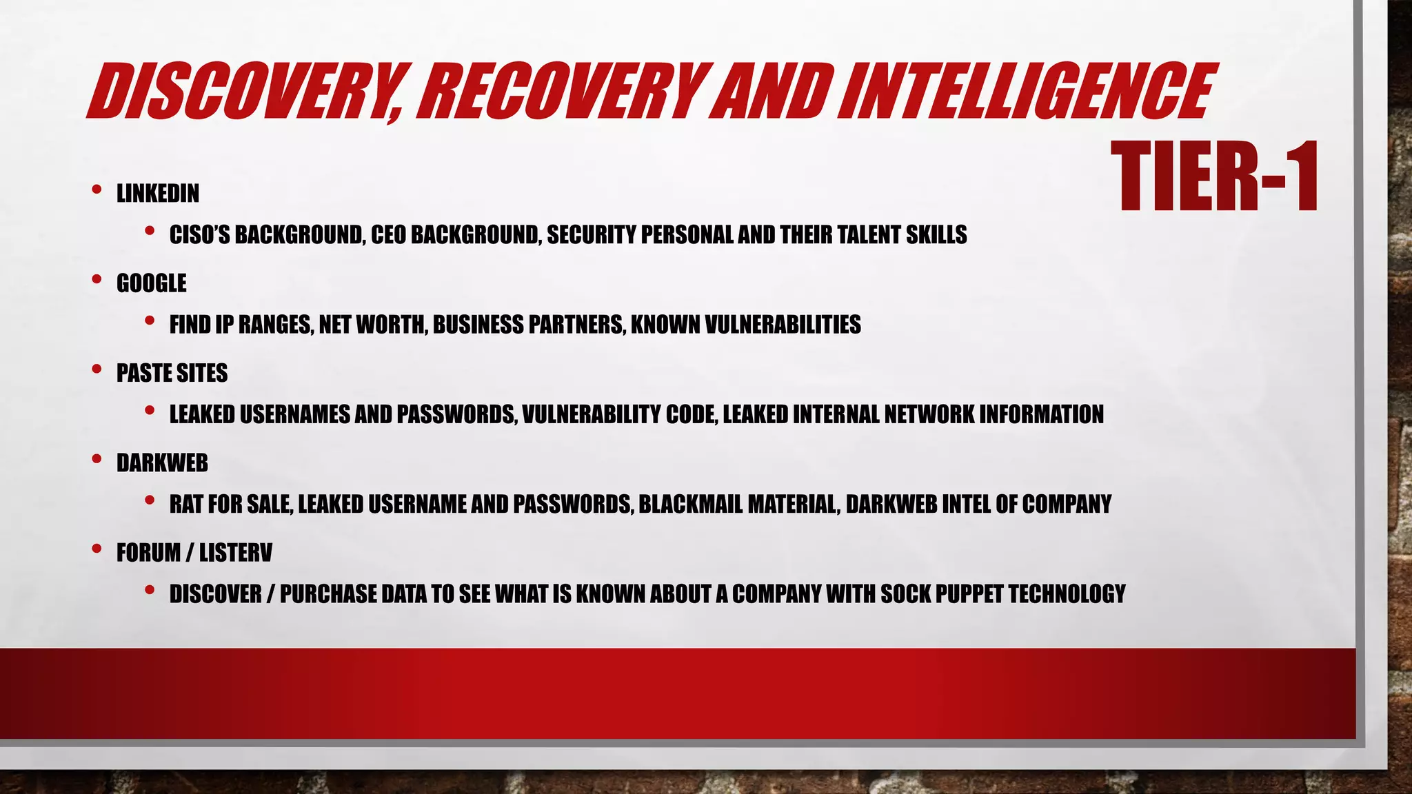 3 Tier Approach For A True Penetration Test Ppt