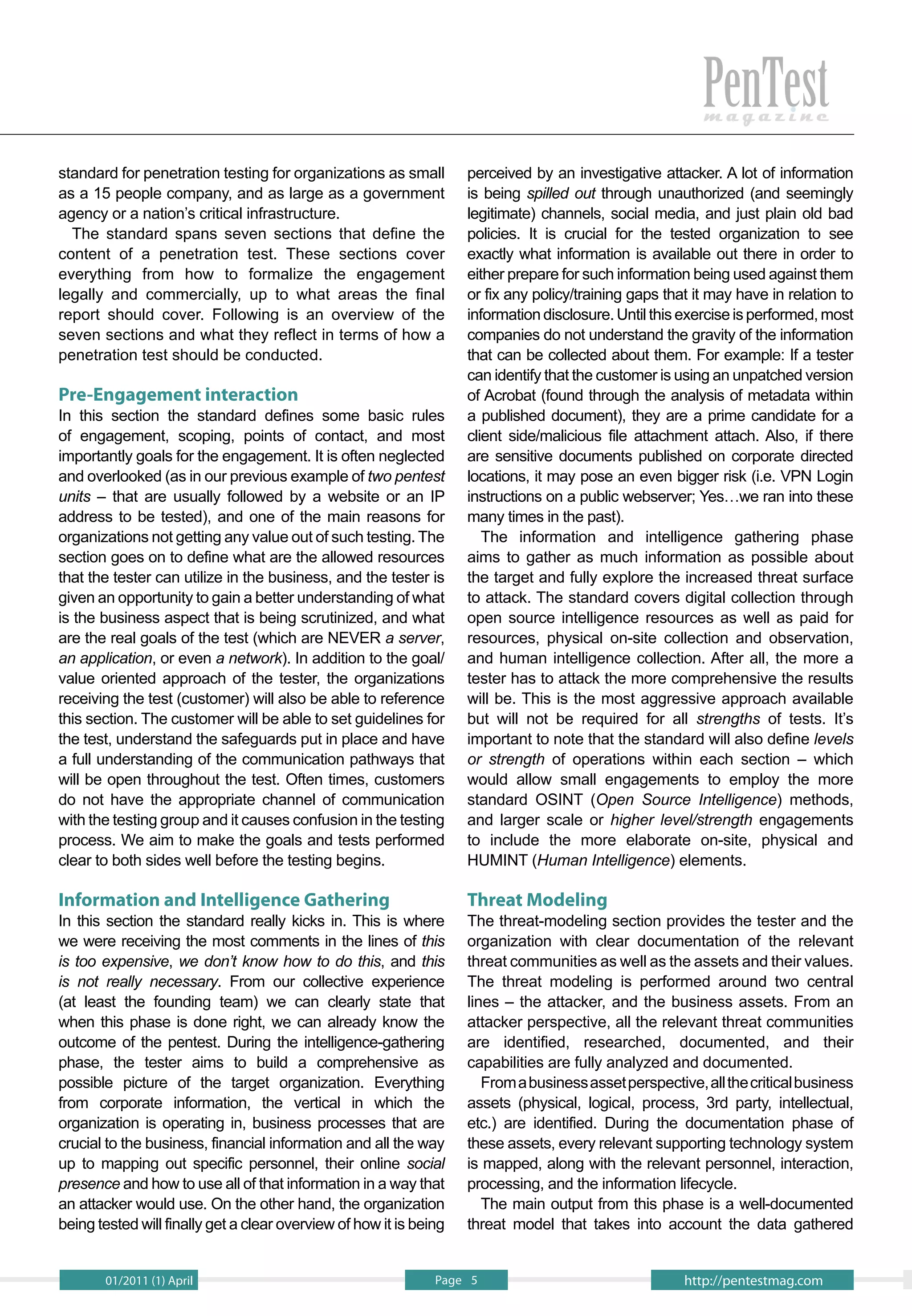 Penetration Testing Magazine | PDF