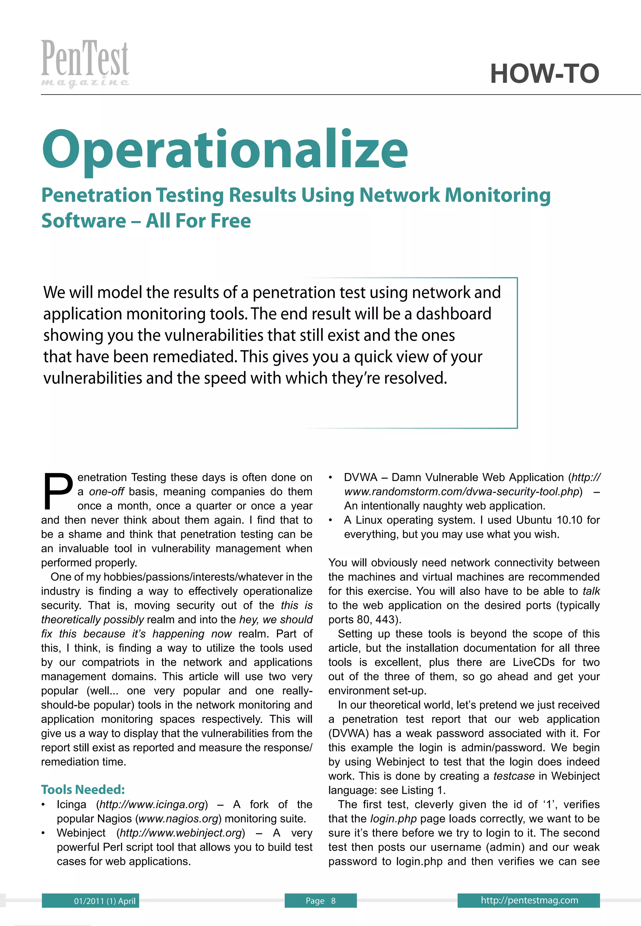 Penetration Testing Magazine | PDF