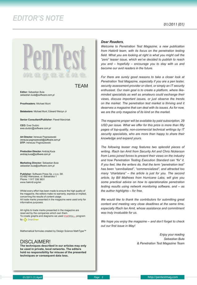 Penetration Testing Magazine | PDF