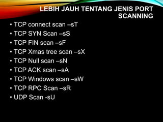 Pentest, Port and Network Scanning.ppt