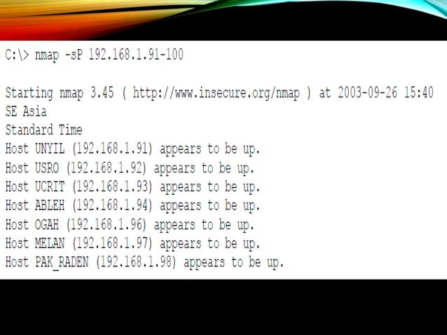 Pentest, Port and Network Scanning.ppt