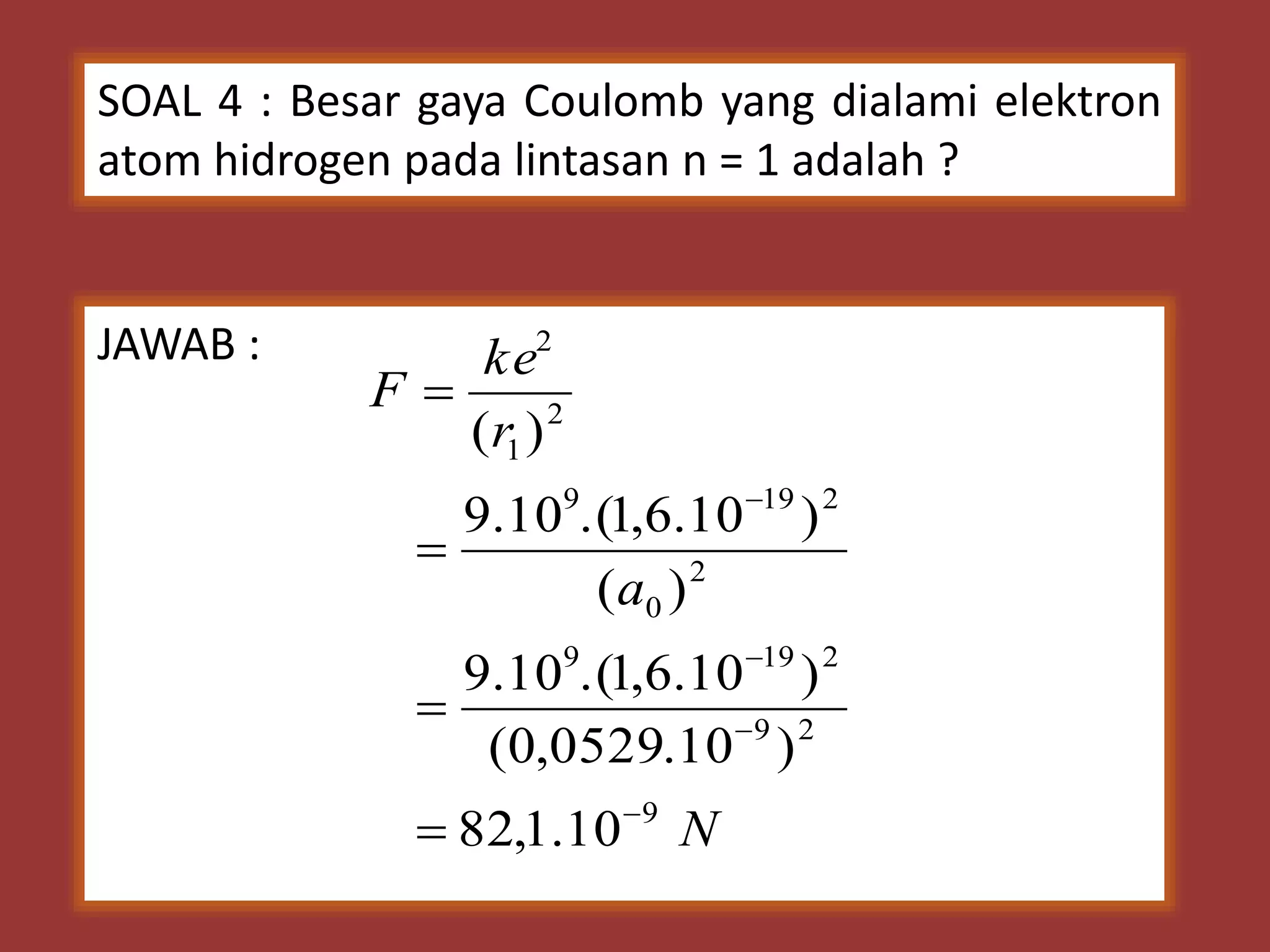 teori Bohr tentang Atom Hidrogen | PPTX
