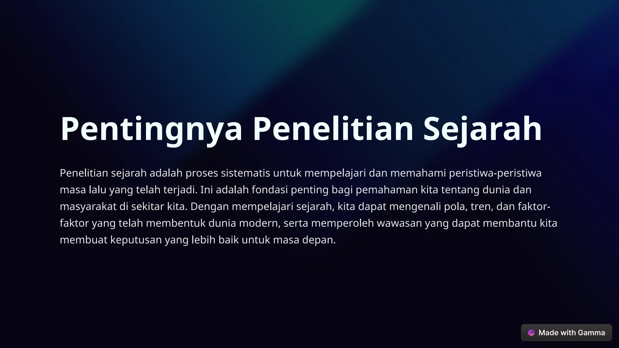 Pentingnya-Penelitian-Sejarah.KelasXpptx | PPT