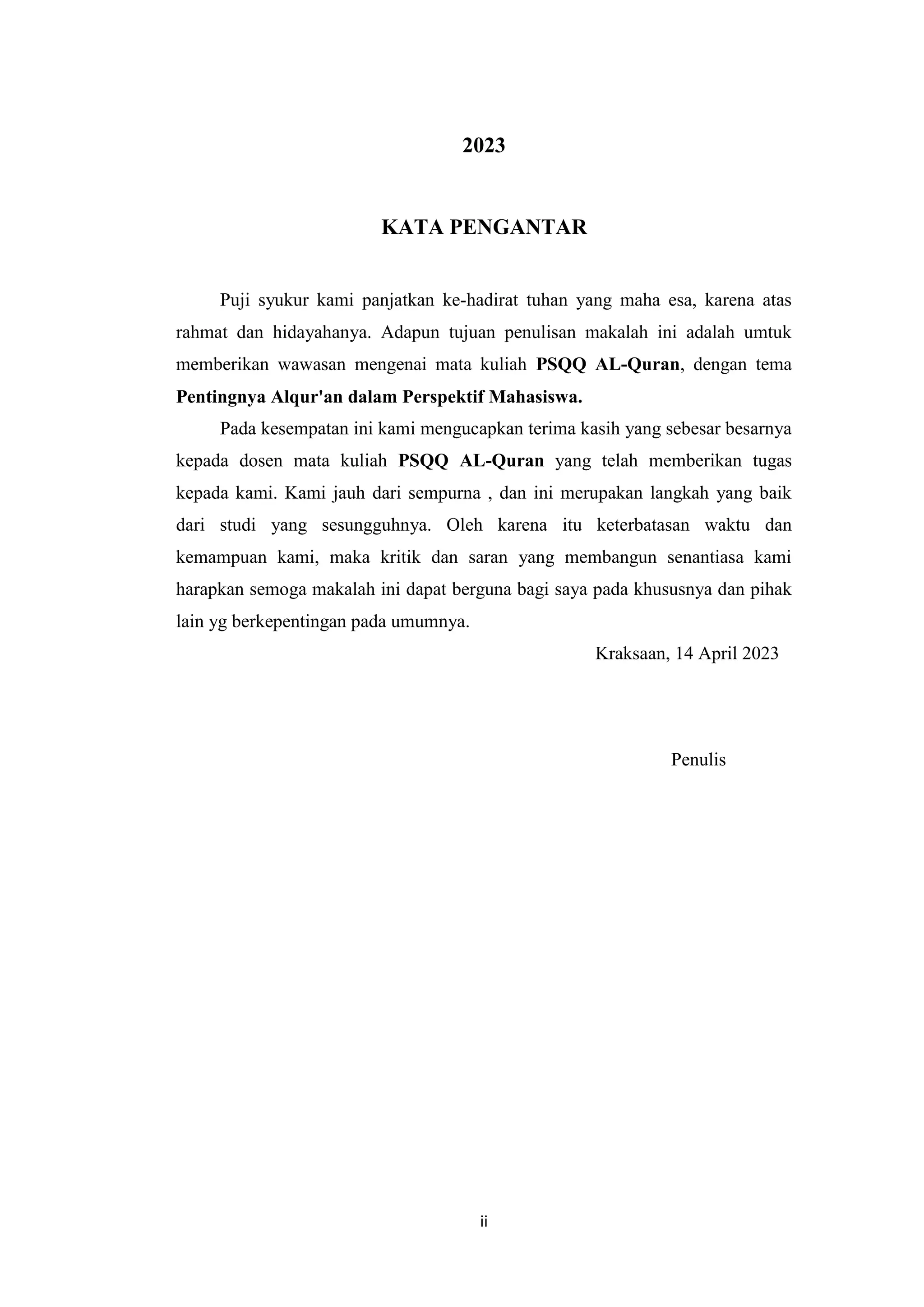 Pentingnya Al-Qur'an dalam Perspektif Mahasiswa.docx
