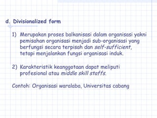Pentingnya analisis karakteristik organisasi | PPT