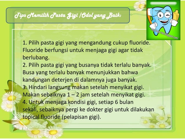 Pentingnya gosok gigi | PPTX