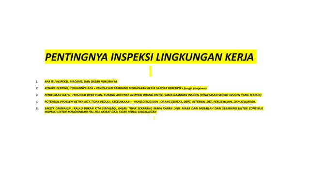 Pentingnya inspeksi.pptxhehhhhhihihpihhp | PPTX