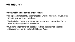 Pentingnya Kedisiplinan dalam Kehidupan Sehari-hari.pptx