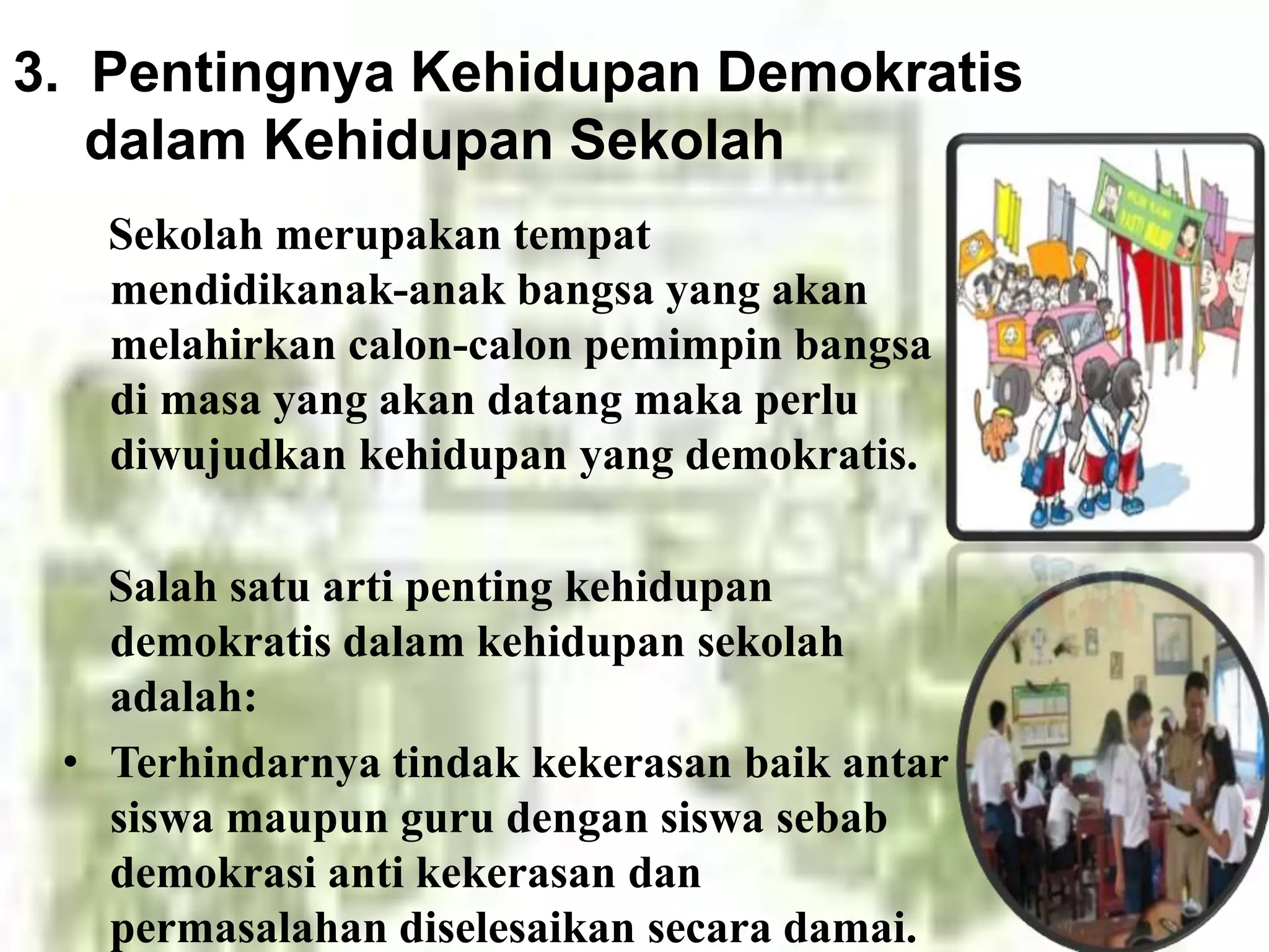 Pentingnya kehidupan demokratis | PPTX