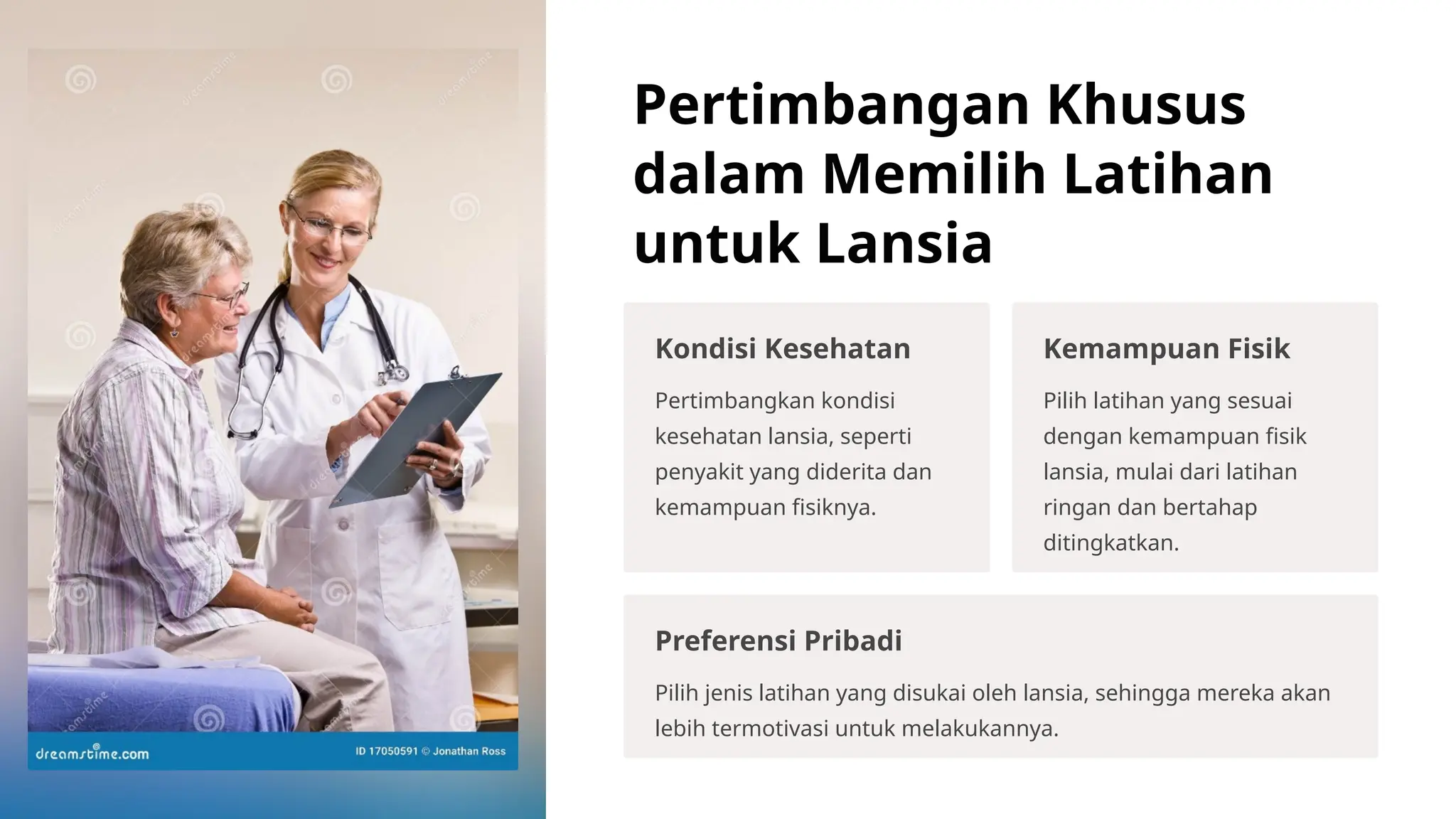 Latihan dan Aktivitas Fisik pada Lansiaa | PPTX