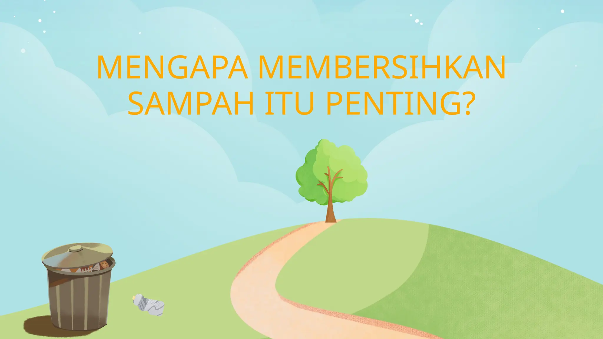 Pentingnya Membersihkan Sampah Presentasi Biru Hijau Kuning Ilustrasi.pptx