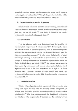 Pentingnya pengembangan kepribadian- personality development | DOCX