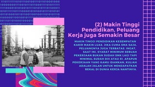 Pentingnya perkuliahan di era globalisasi | PDF