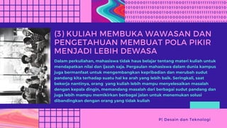 Pentingnya perkuliahan di era globalisasi | PDF