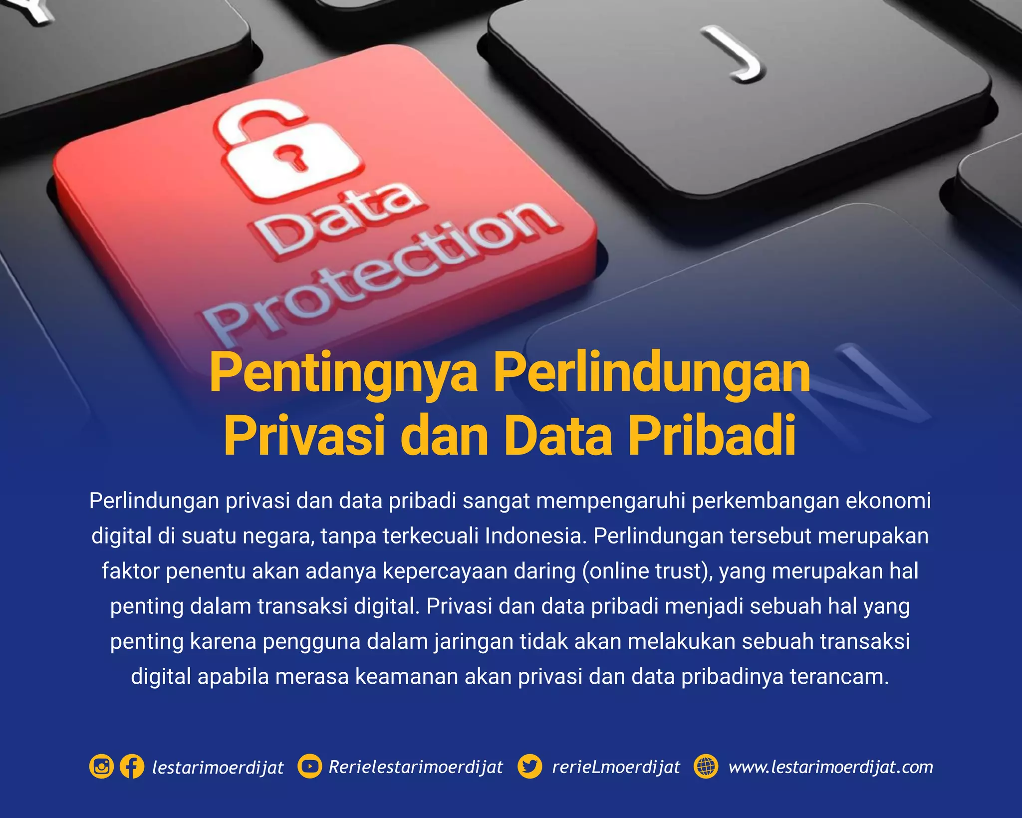 Pentingnya Perlindungan Privasi dan Data Pribadi | PDF