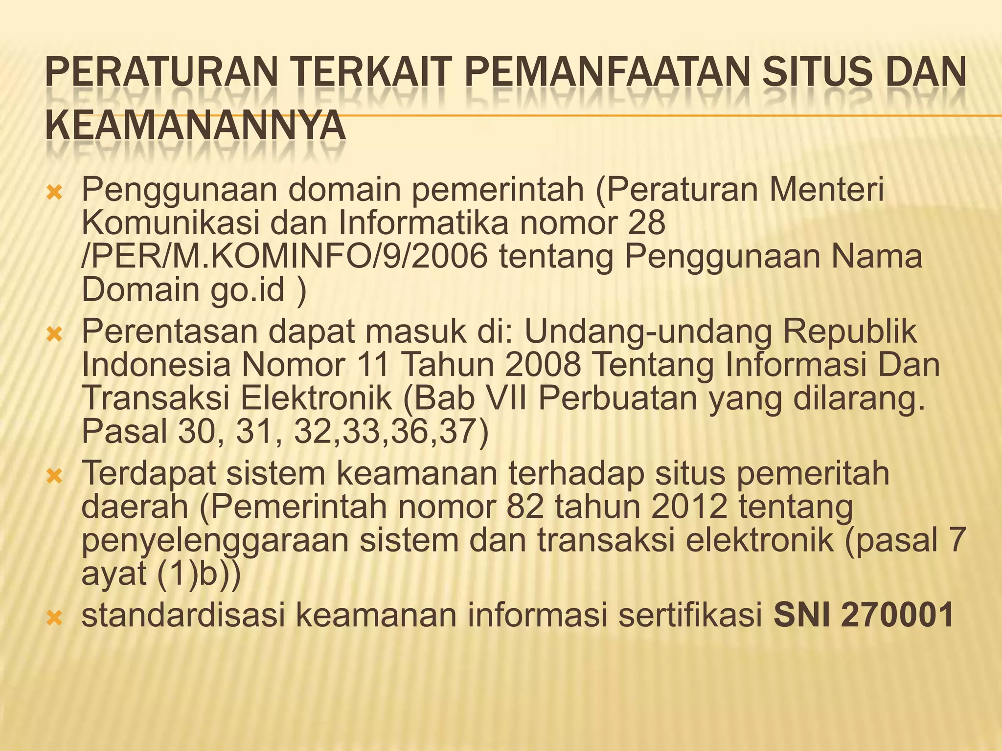 Pentingnya sistem keamanan web | PPTX