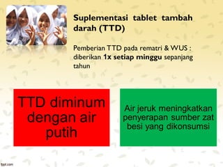 Pentingnya TTD Pada Rematri - .ppt