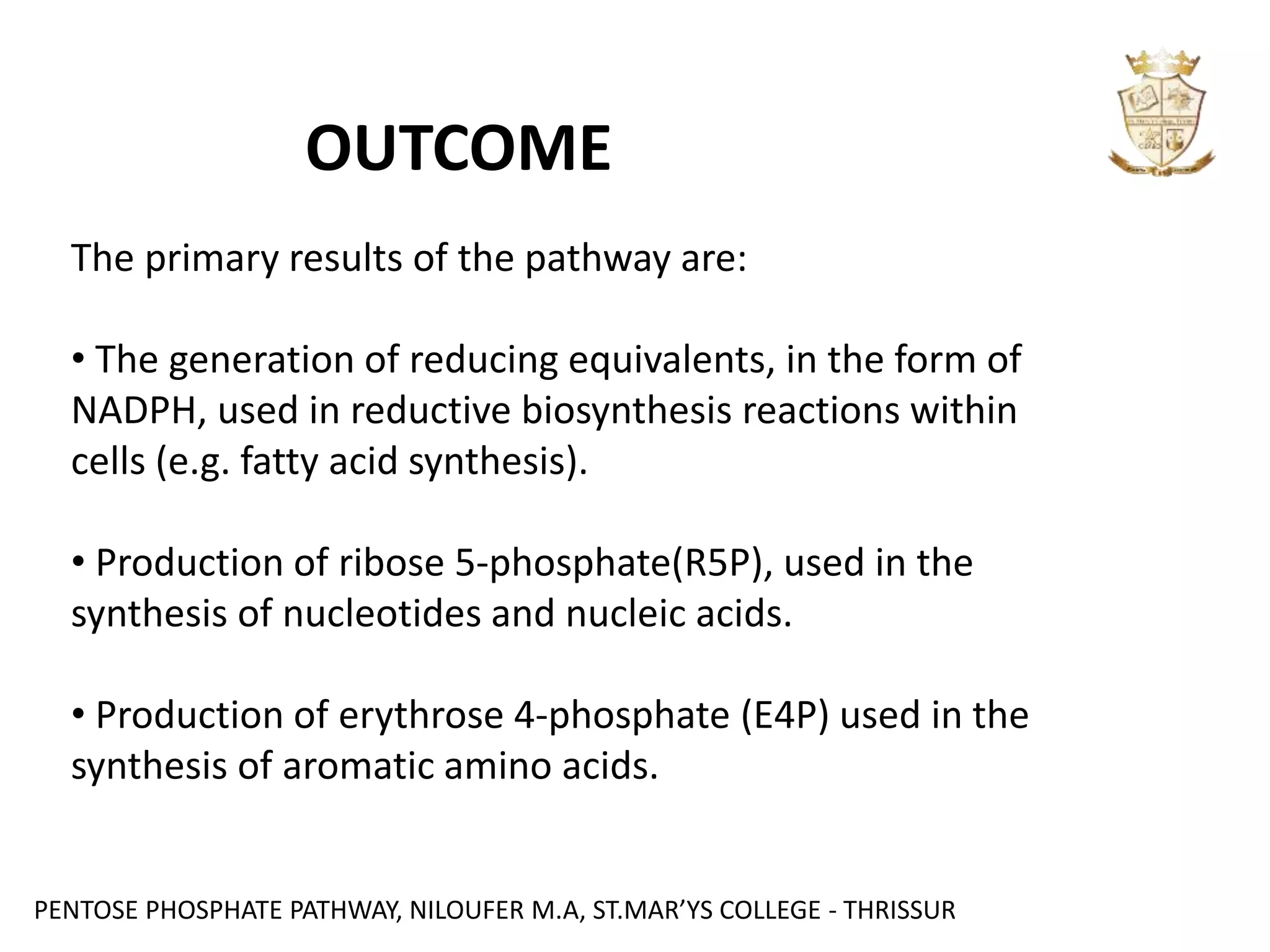 Pentose phosphate pathway | PPTX