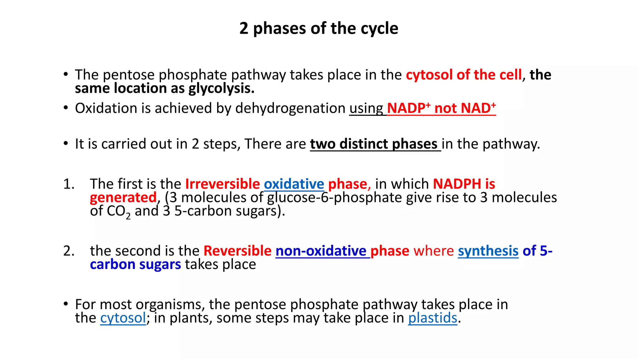 Pentose phosphate pathway | PPTX