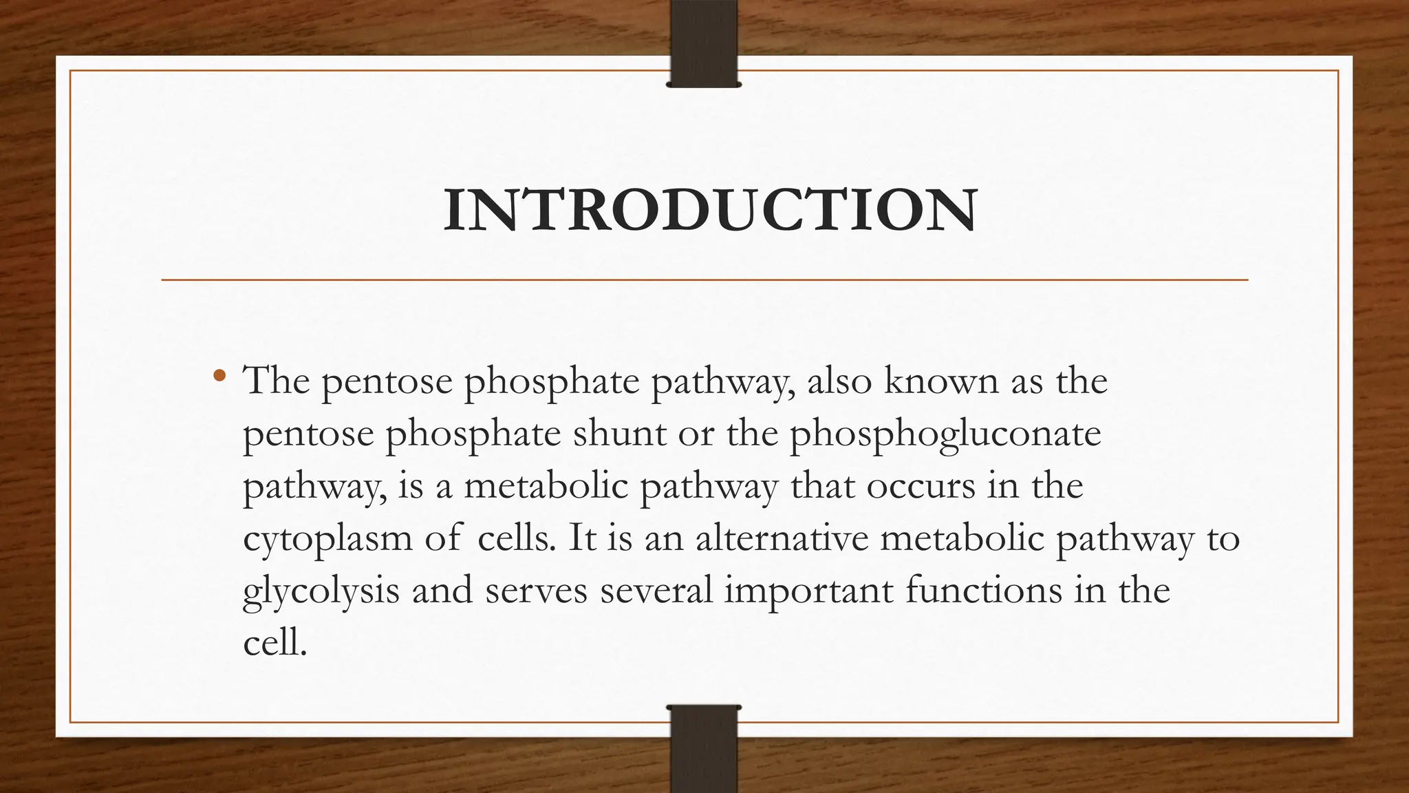 Pentose Phosphate Pathway - MSc biotechnology | PPTX