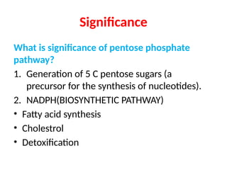 pentose phosphate pathway biochemistry topic | PPT