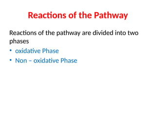 pentose phosphate pathway biochemistry topic | PPTX