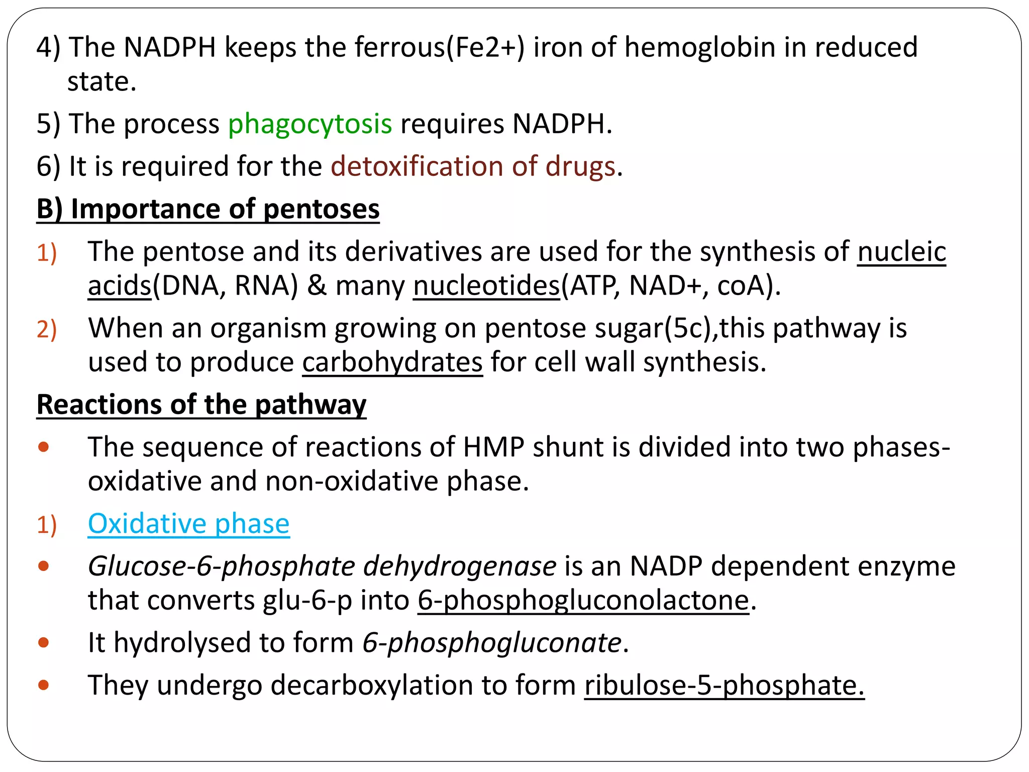 Pentose phosphate pathway,hmp shunt | PPTX