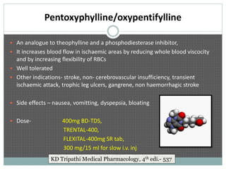 Pentoxifylline therapy in the management of oral submucous | PPTX