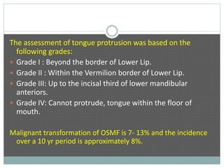 Pentoxifylline therapy in the management of oral submucous | PPTX