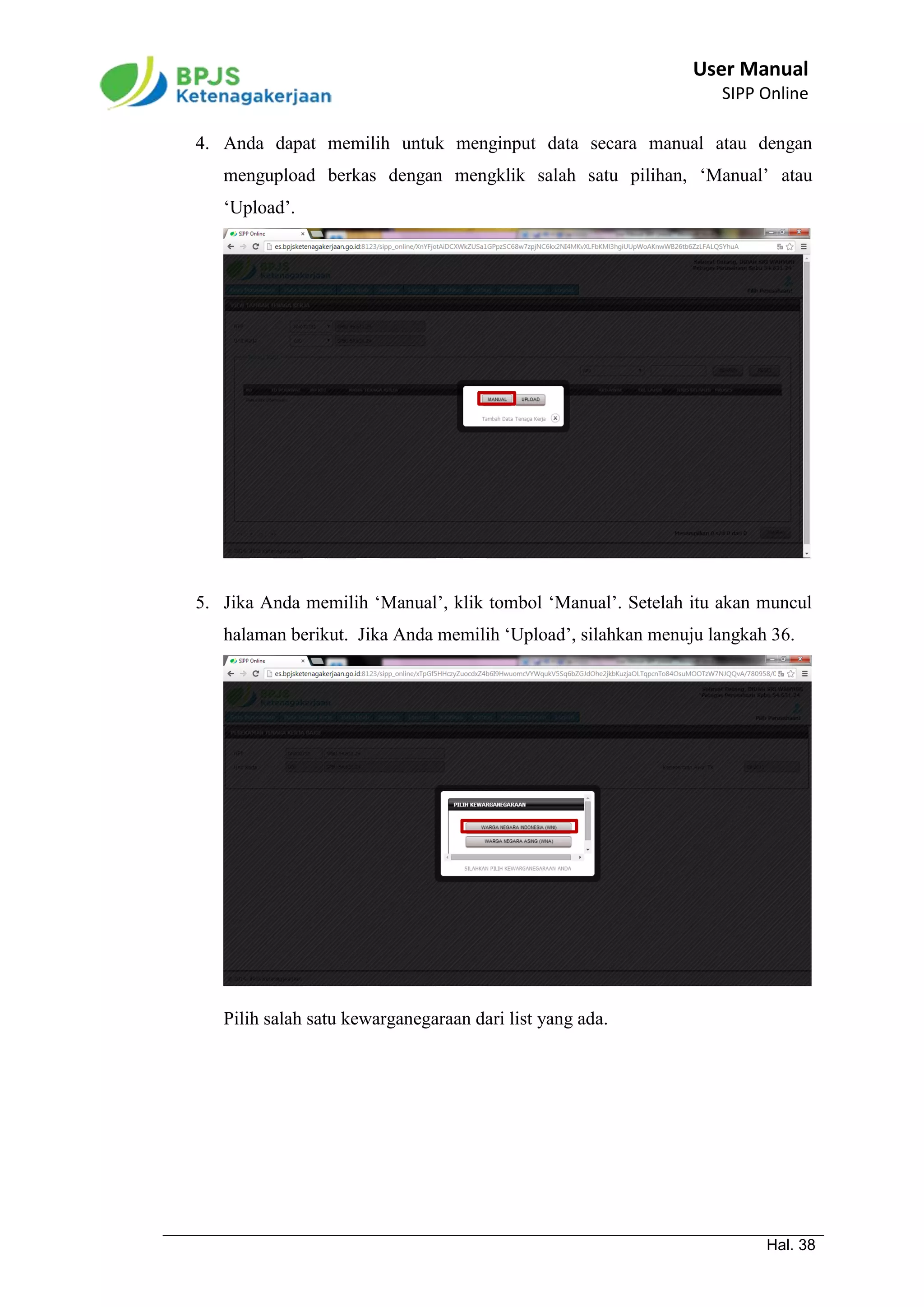 Pentunjuk sipp online | PDF