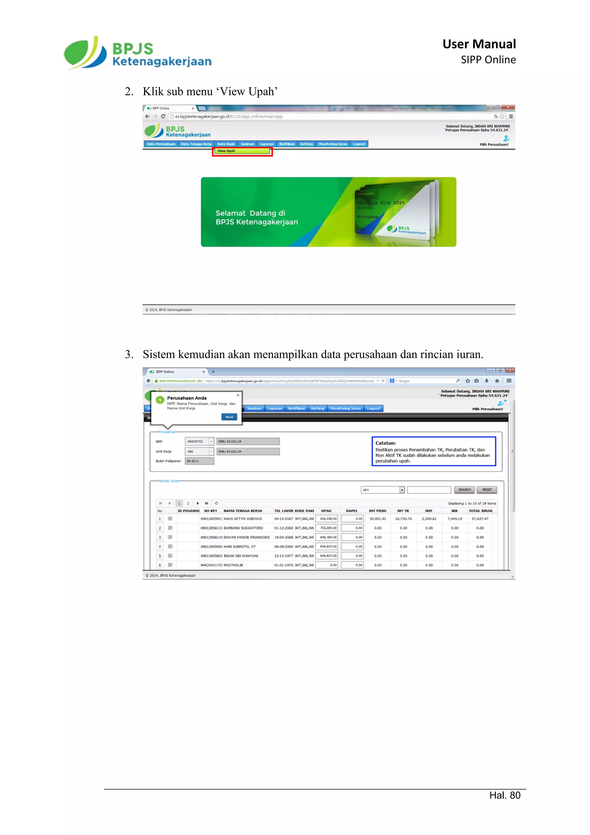 Pentunjuk sipp online | PDF