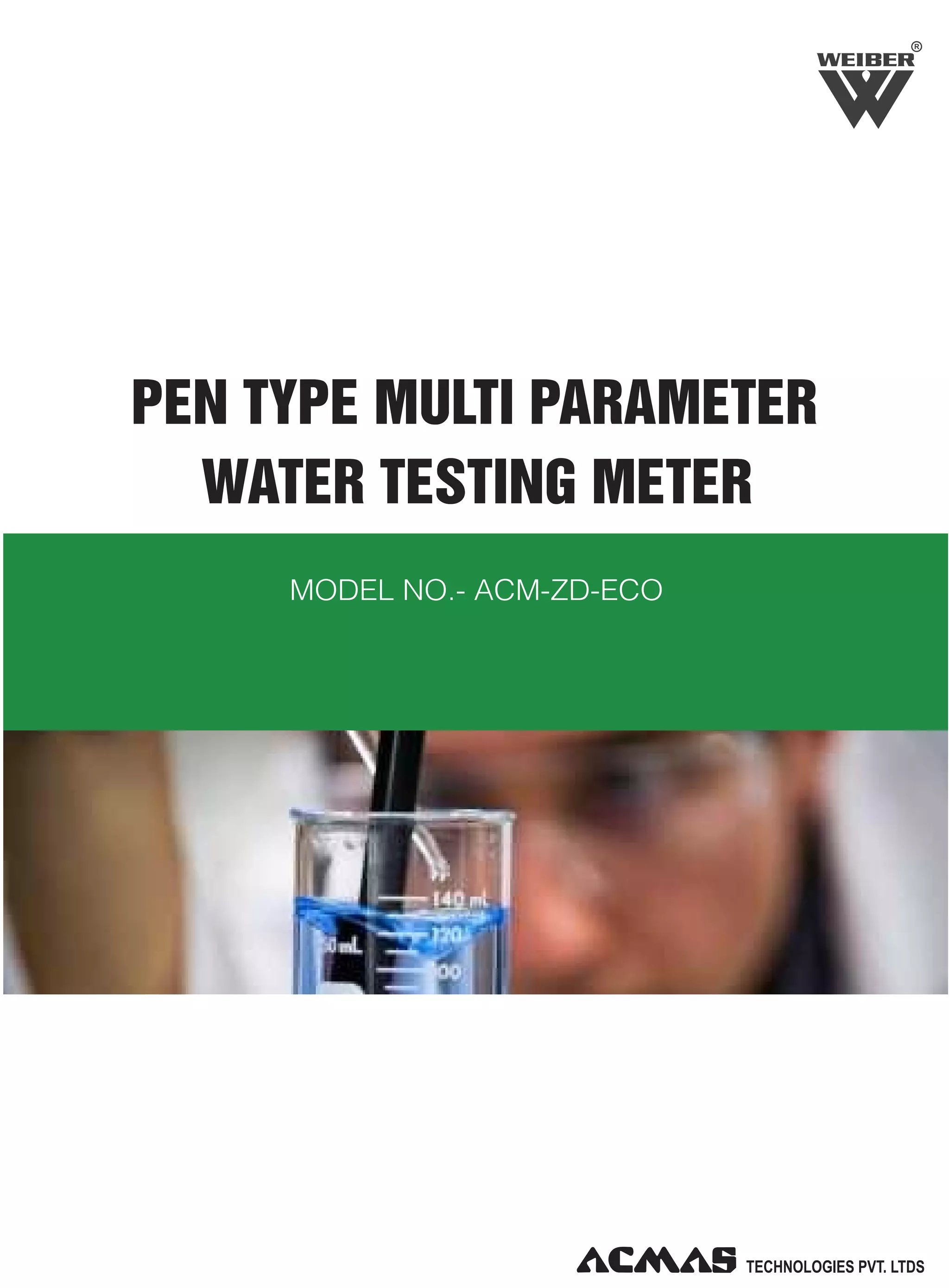 Pen Type Multi Parameter Water Testing Meter by ACMAS Technologies Pvt ...