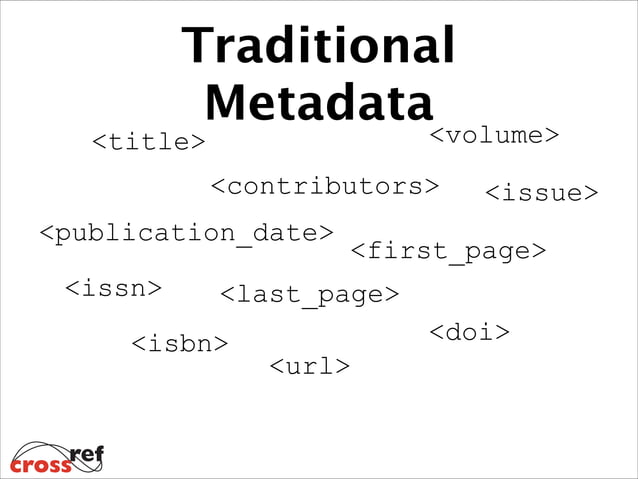 Barcelona 2014 CrossRef: What's Coming by Ed Pentz | PPT