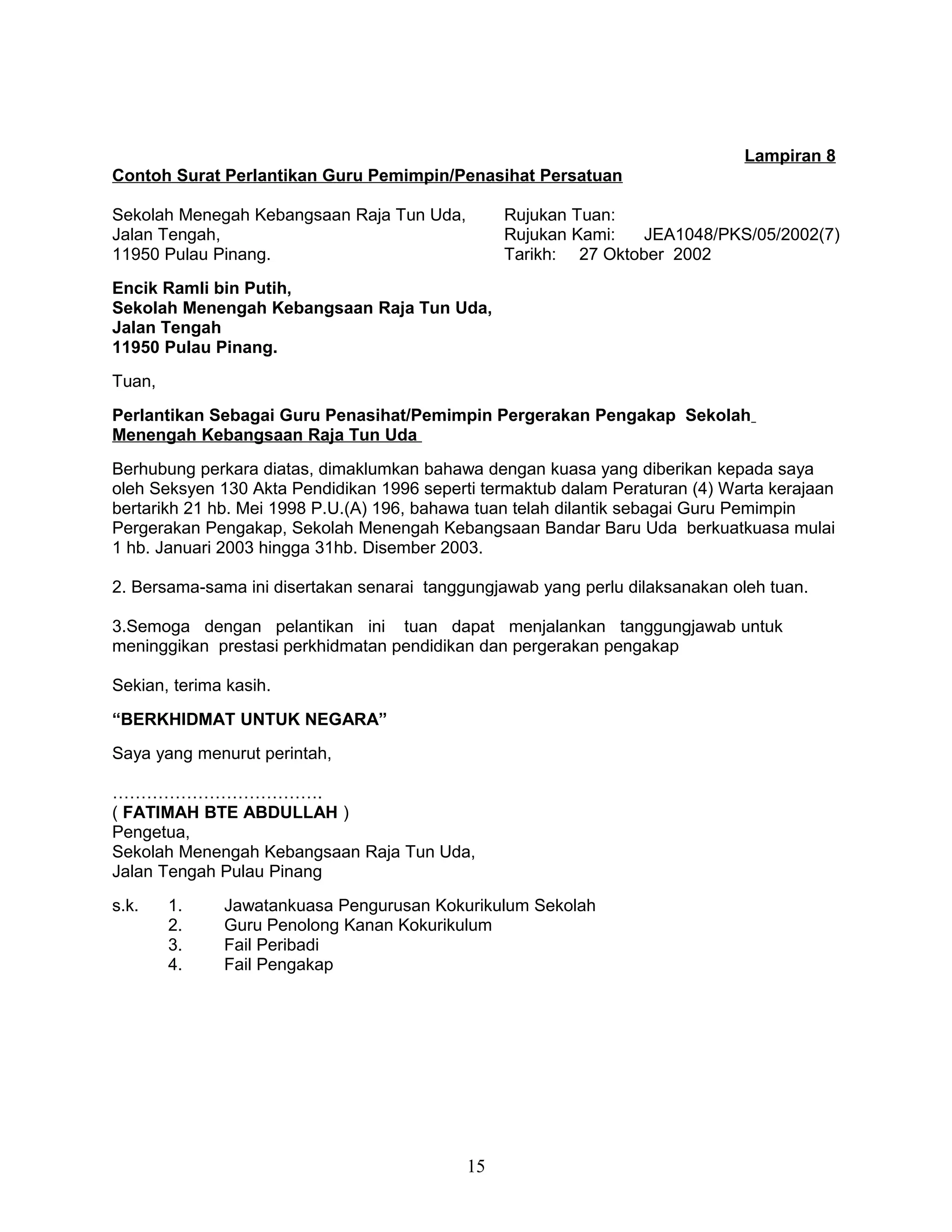 Penubuhan dan pengurusan kelab, persatuan, unit beruniform | DOC
