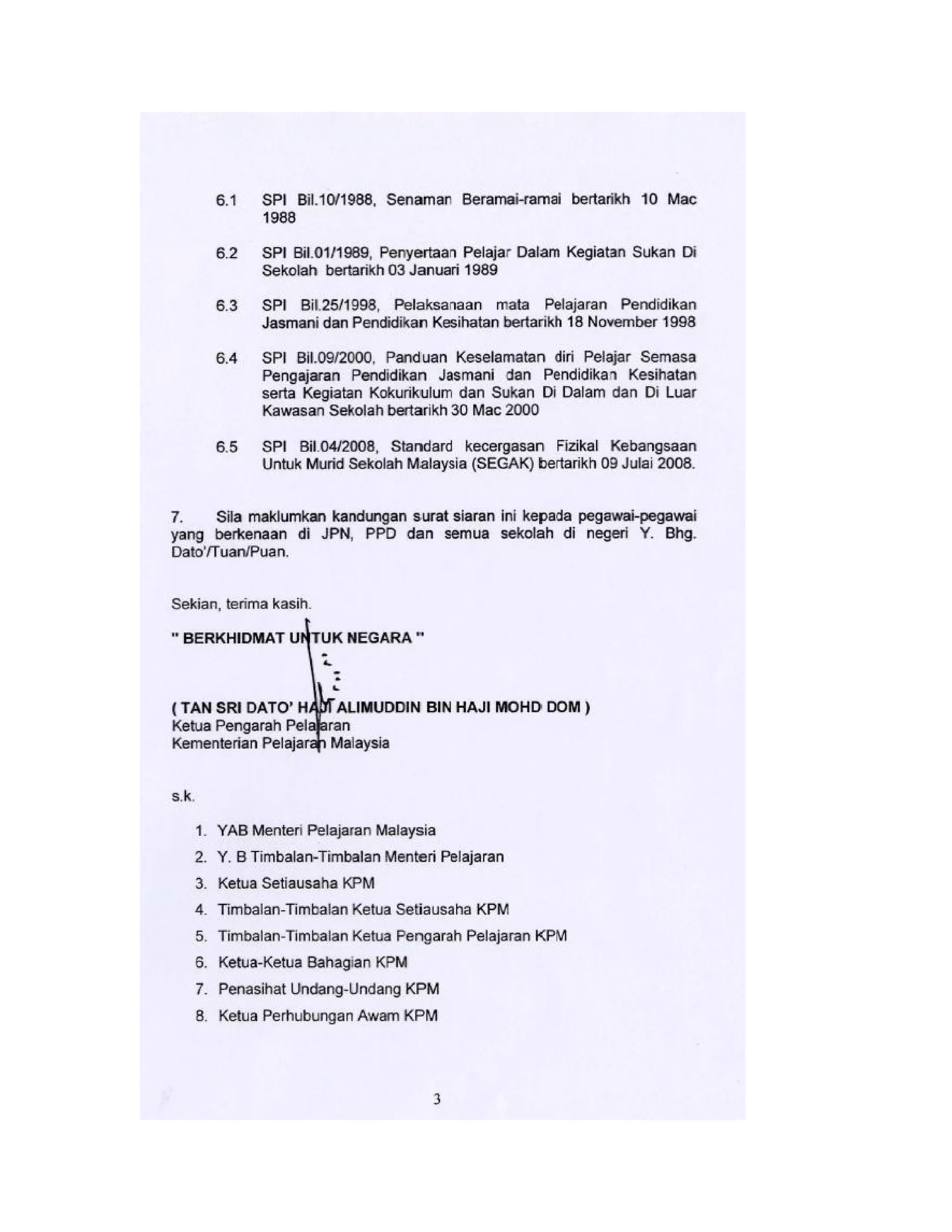 Penubuhan jawatankuasa pembangunan sukan sekolah | DOC