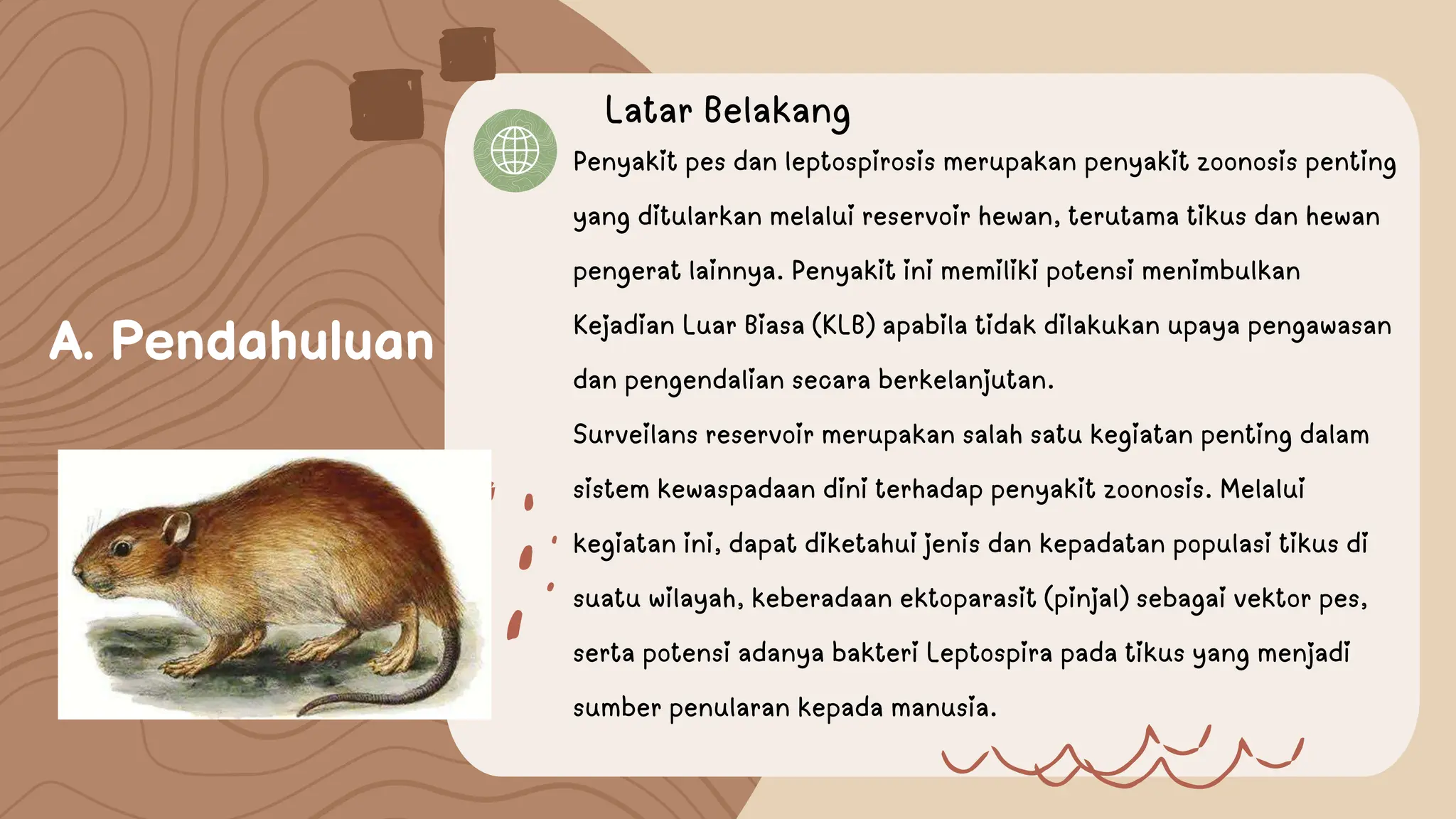 Surveilans reservoir penyakit pes lepto PENUGASAN (LAPORAN) PKL KLP 3 ...