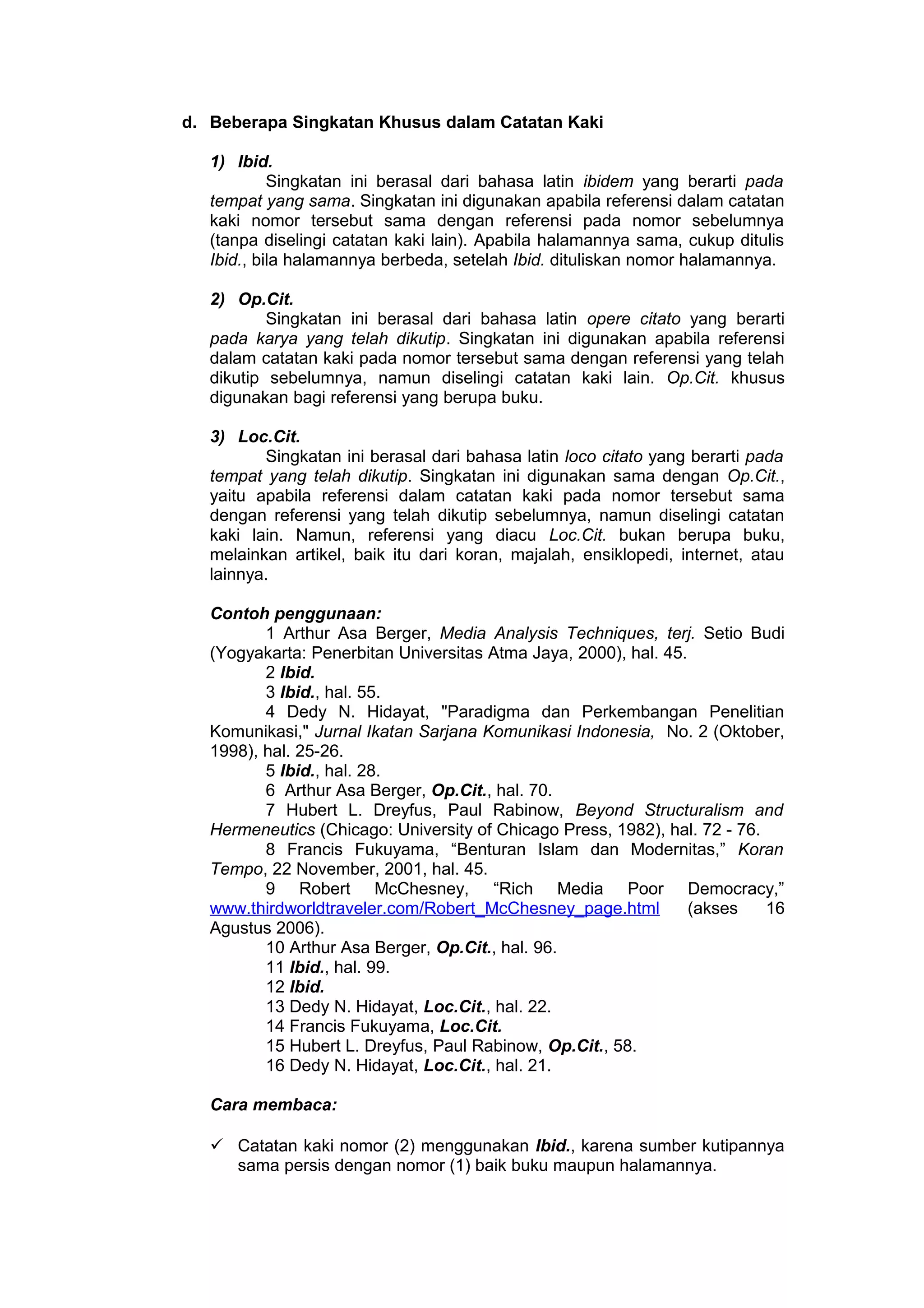 Penulisan kutipan | DOC
